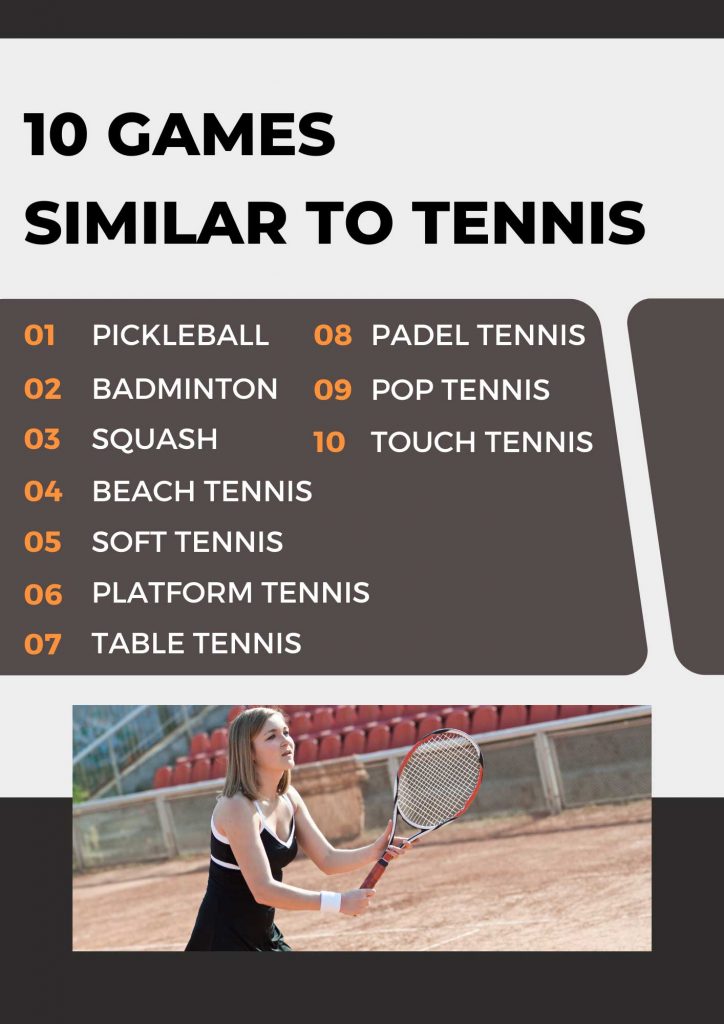 10 Games Similar To Tennis That'll Keep You Active - Pickleball Hop